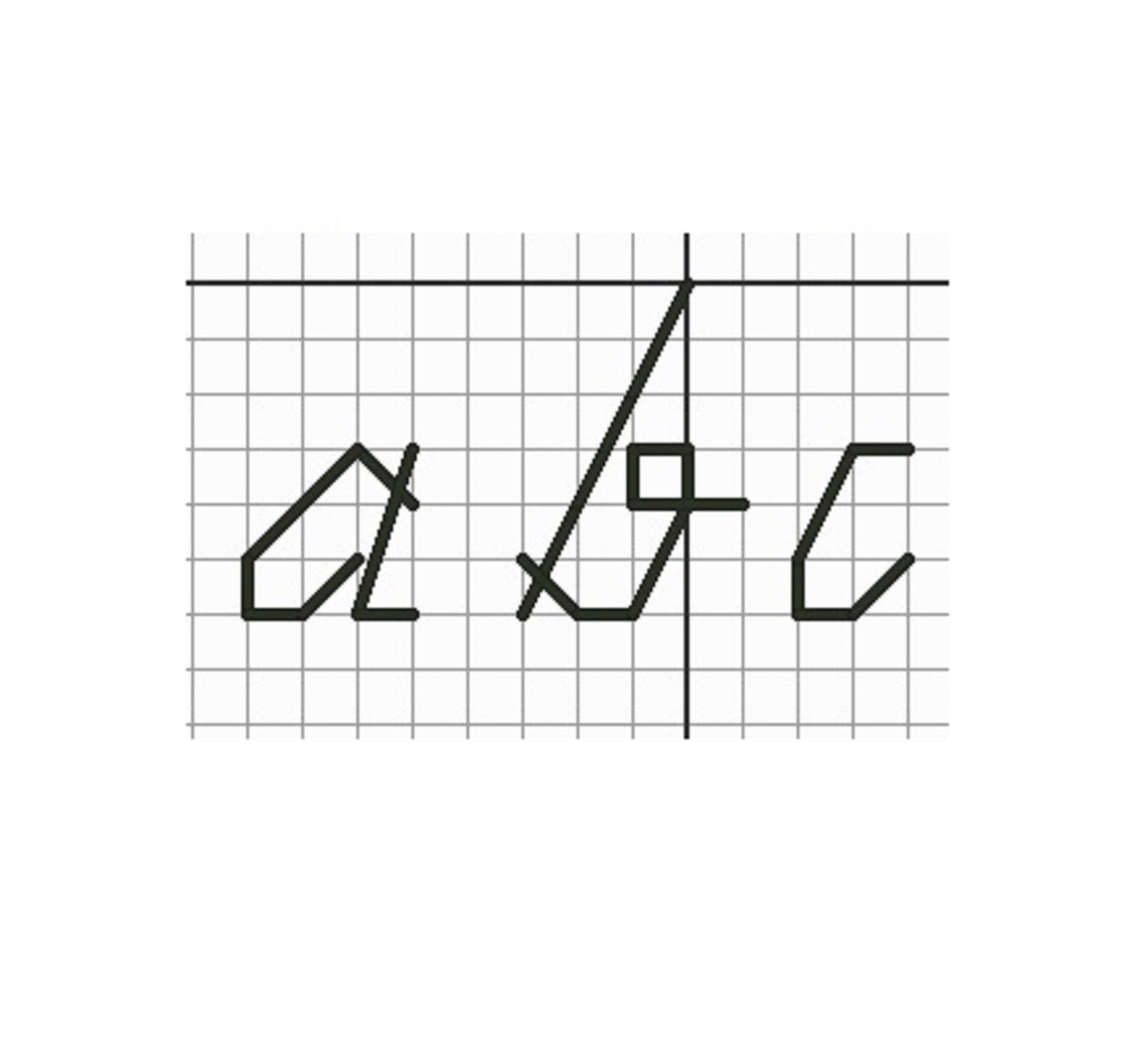 Backstitch Alphabet Cross Stitch Fonts Cursive Alphabet - Etsy