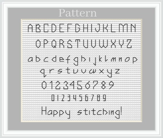 Cross Stitch Alphabet