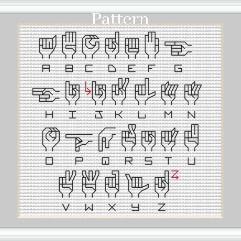 Cross Stitch Sign - Etsy