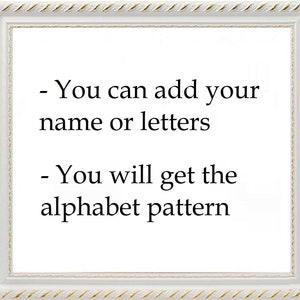 Forget Me Not Cross Stitch Pattern, Initial Ornament, Monogram Letters ...