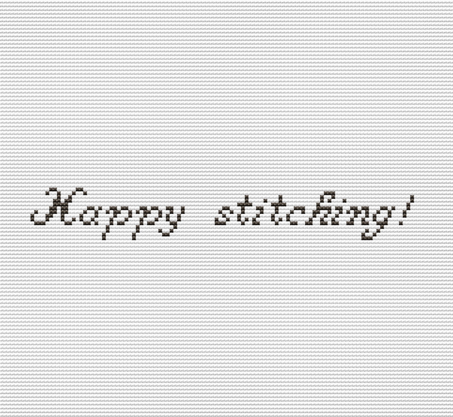 Cursive Alphabet Cross Stitch Pattern, Cross Stitch Font, Cross Stitch ...