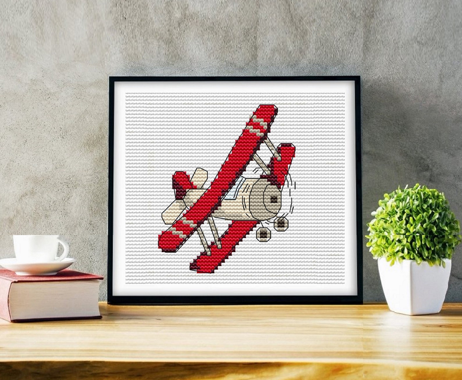 Airplane Cross Stitch Pattern Plane Cross Stitch Vehicle - Etsy