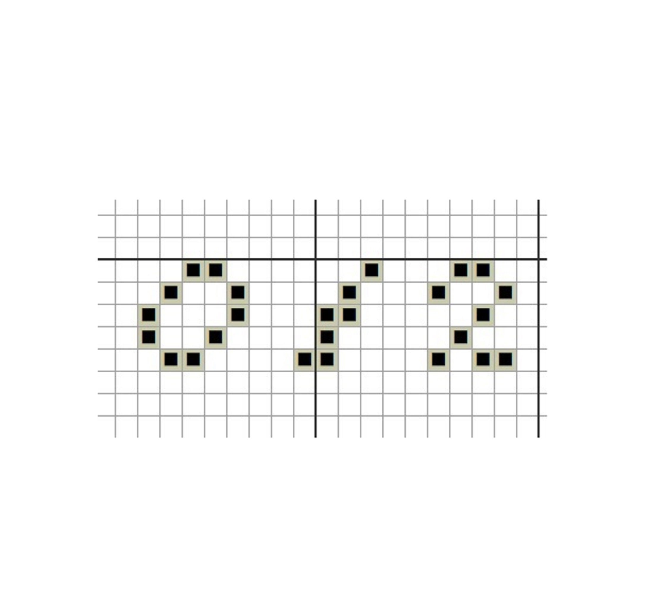 Cursive Font Cross Stitch Pattern, Cross Stitch Letters, Cross Stitch ...