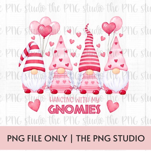 Hangin With My Gnomies Christmas 2 Clipart Instant Download - Etsy