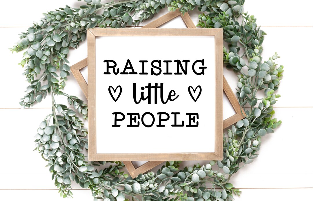 Raising Little People SVG Raising Kids Little Ones - Etsy
