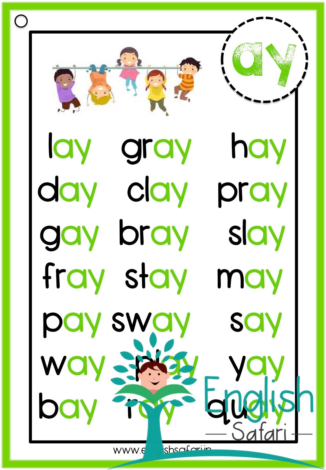 Phonics Words List Long Vowel Words - Etsy Canada