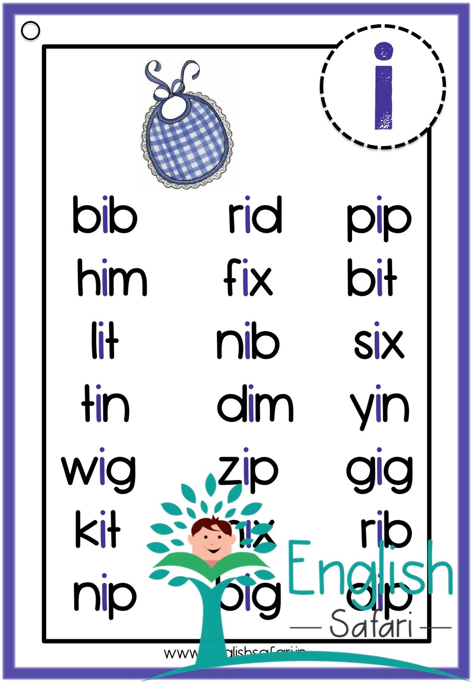 Phonics words list | Etsy