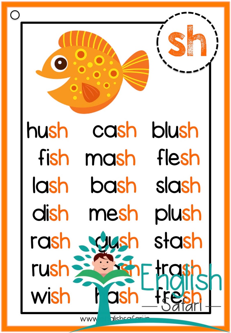 Phonics Words List - Etsy Canada