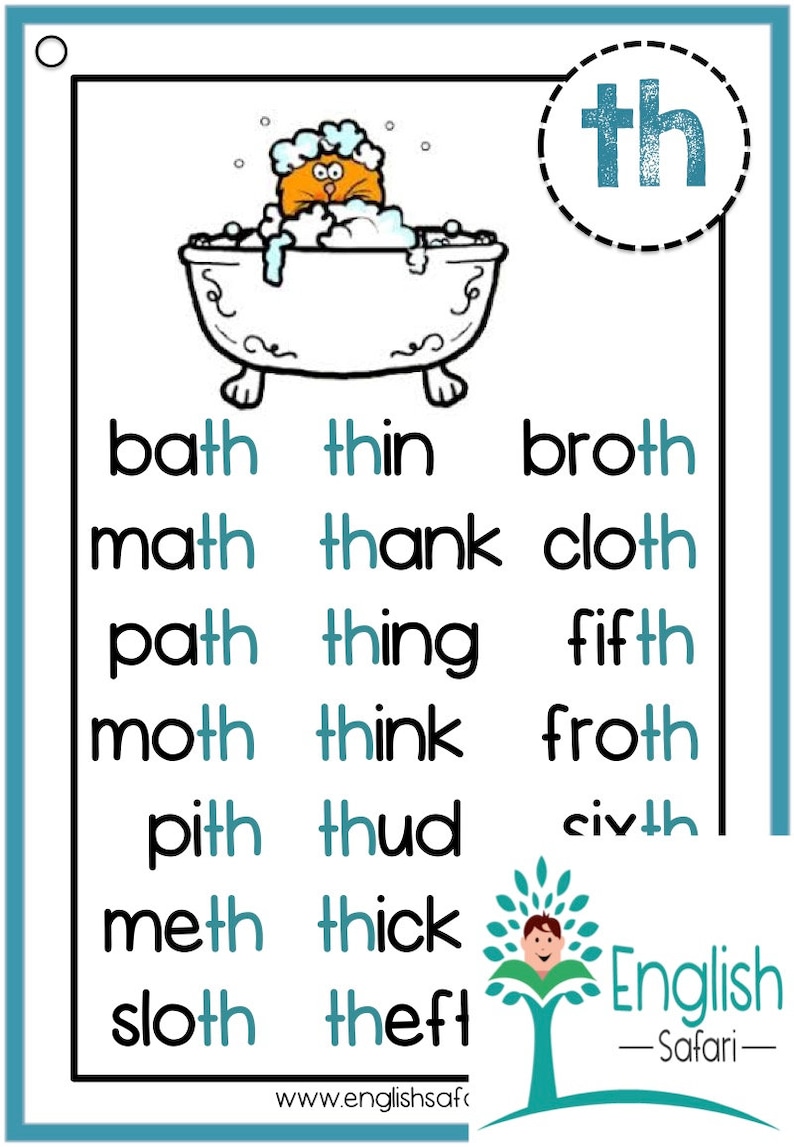 Phonics Words List - Etsy Singapore