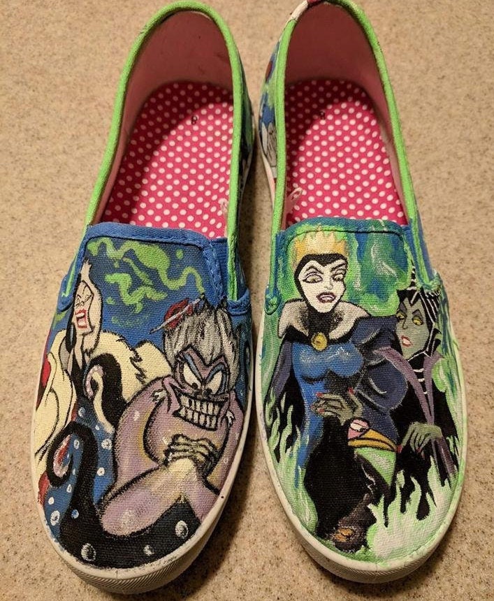 Disney Villains Shoes - Etsy
