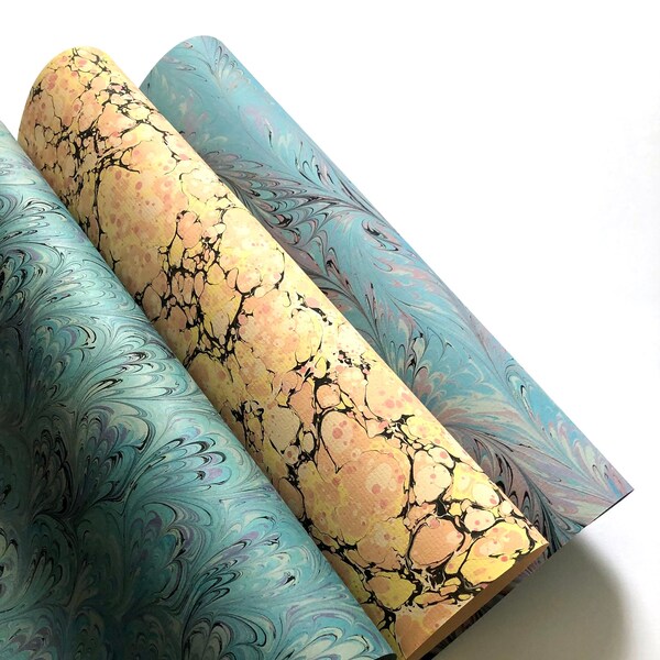 Marbled Paper - Etsy
