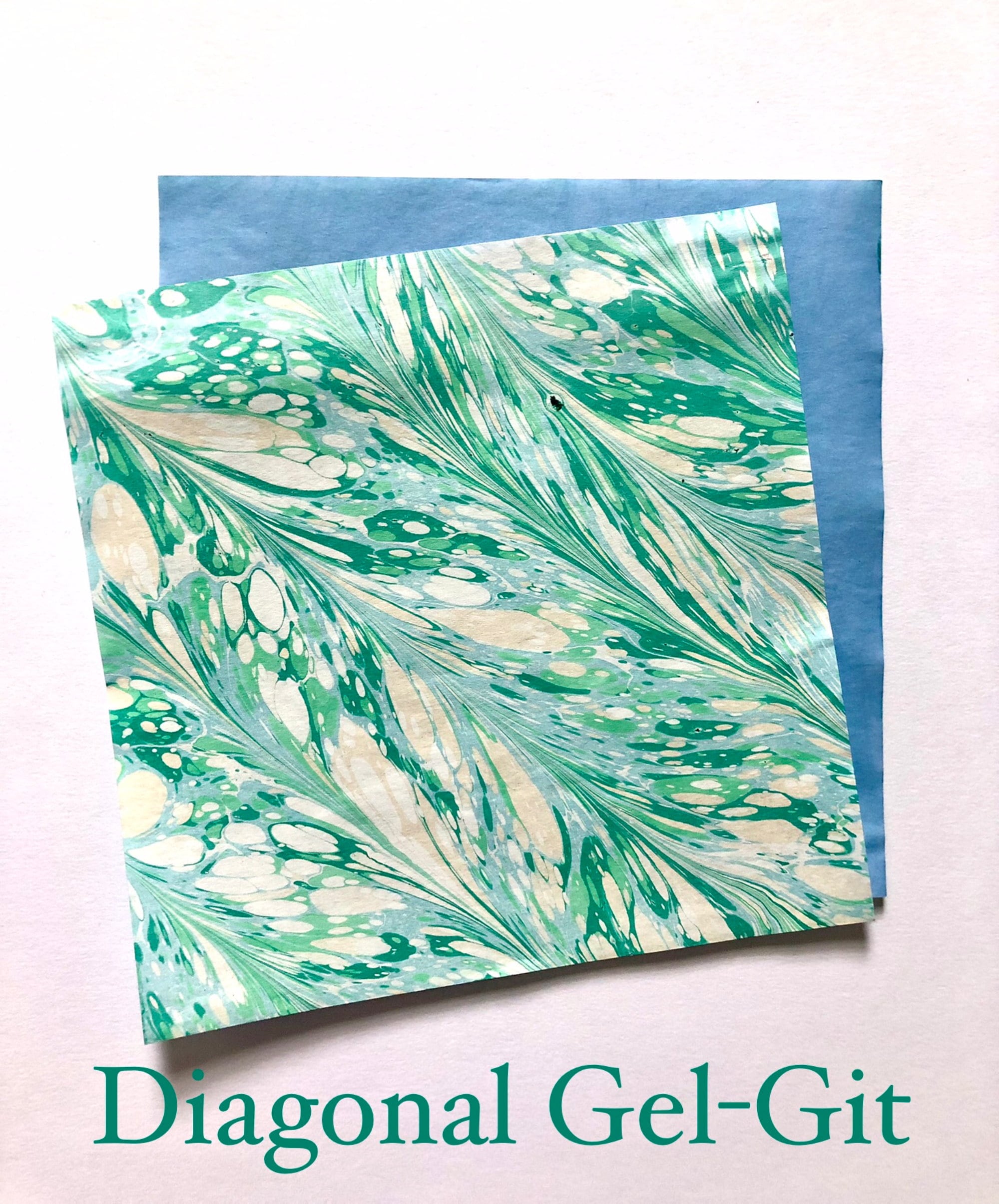 Hand Marbled Origami Paper Pack 2 - Etsy