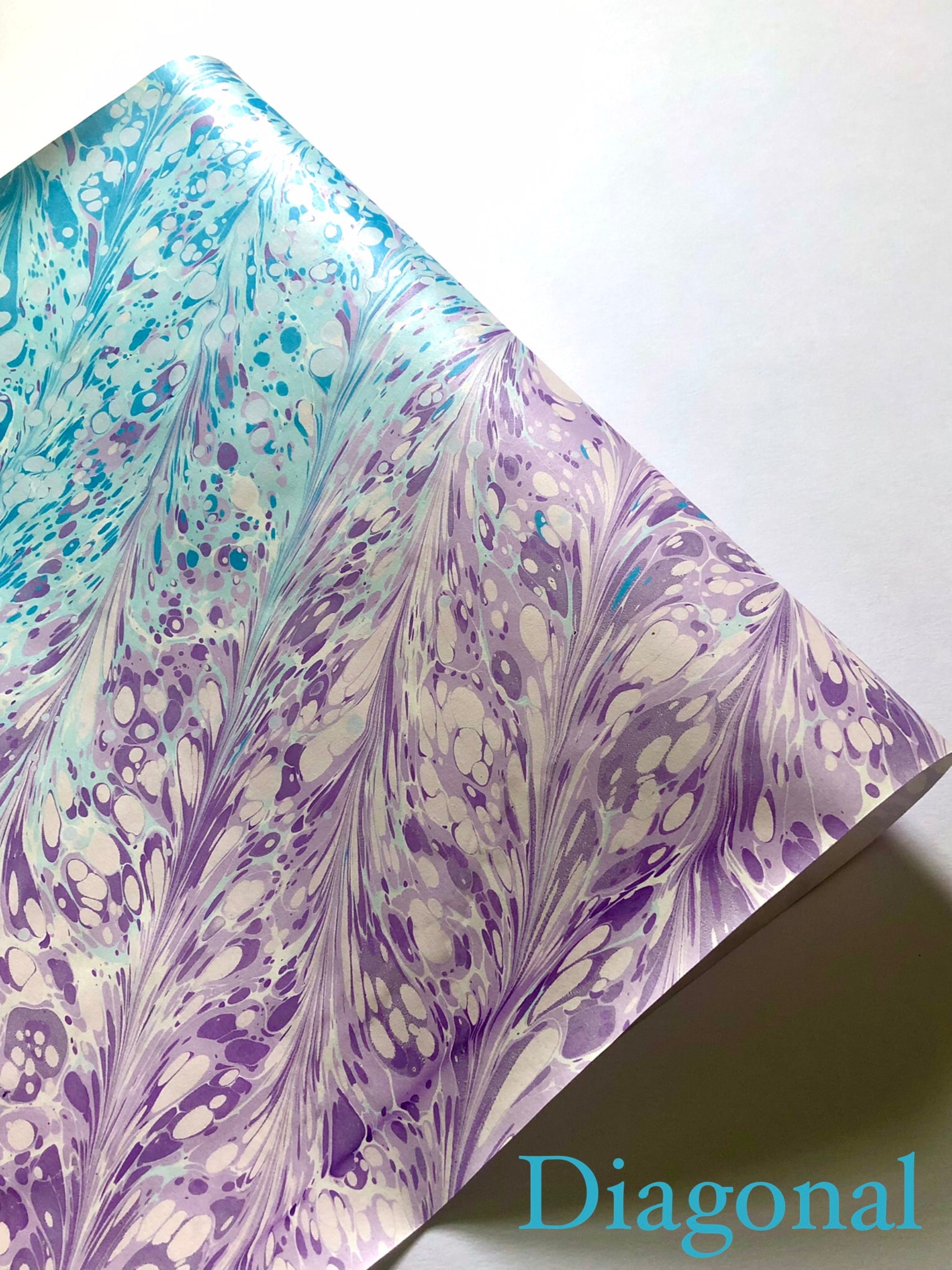 Hand Marbled Texoprint Paper - Etsy