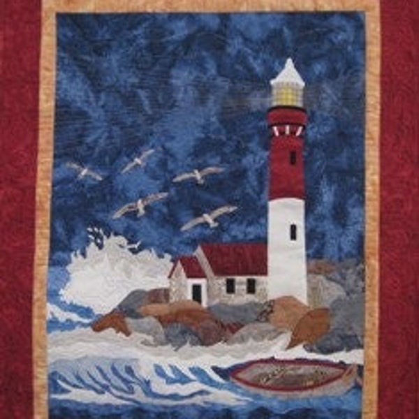Lighthouse Quilt - Etsy