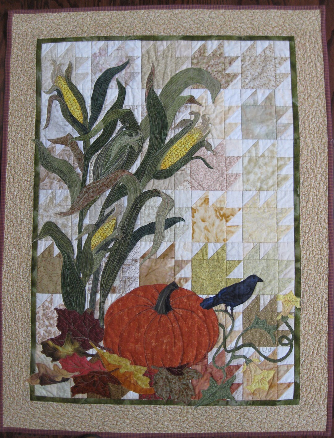 Autumn Fields Art Wall Quilt Pattern - Etsy