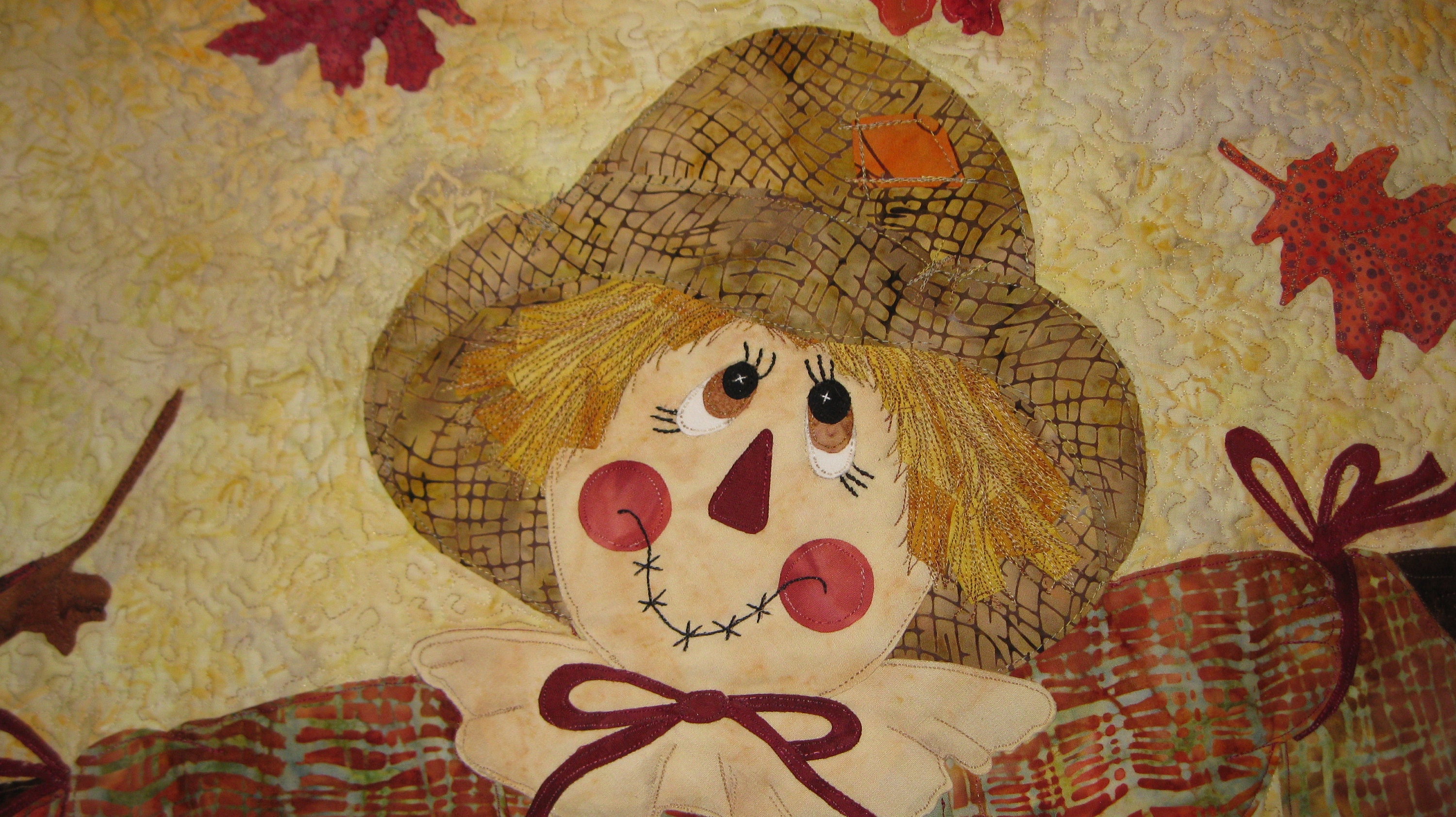 Harvest Scarecrow Wall Art Quilt Pattern - Etsy