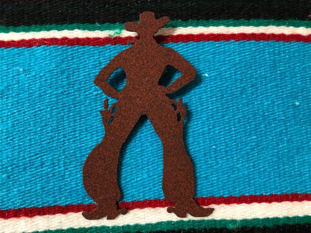 COWBOY MAGNET / Metal Magnet / Powder Coated Magnet - Etsy