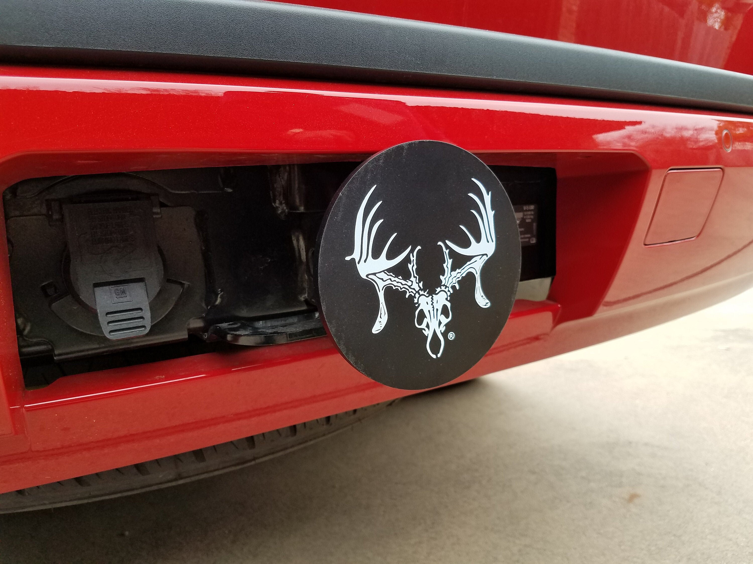 TROPHY HUNTER DECAL Black Hitch Cover - Etsy