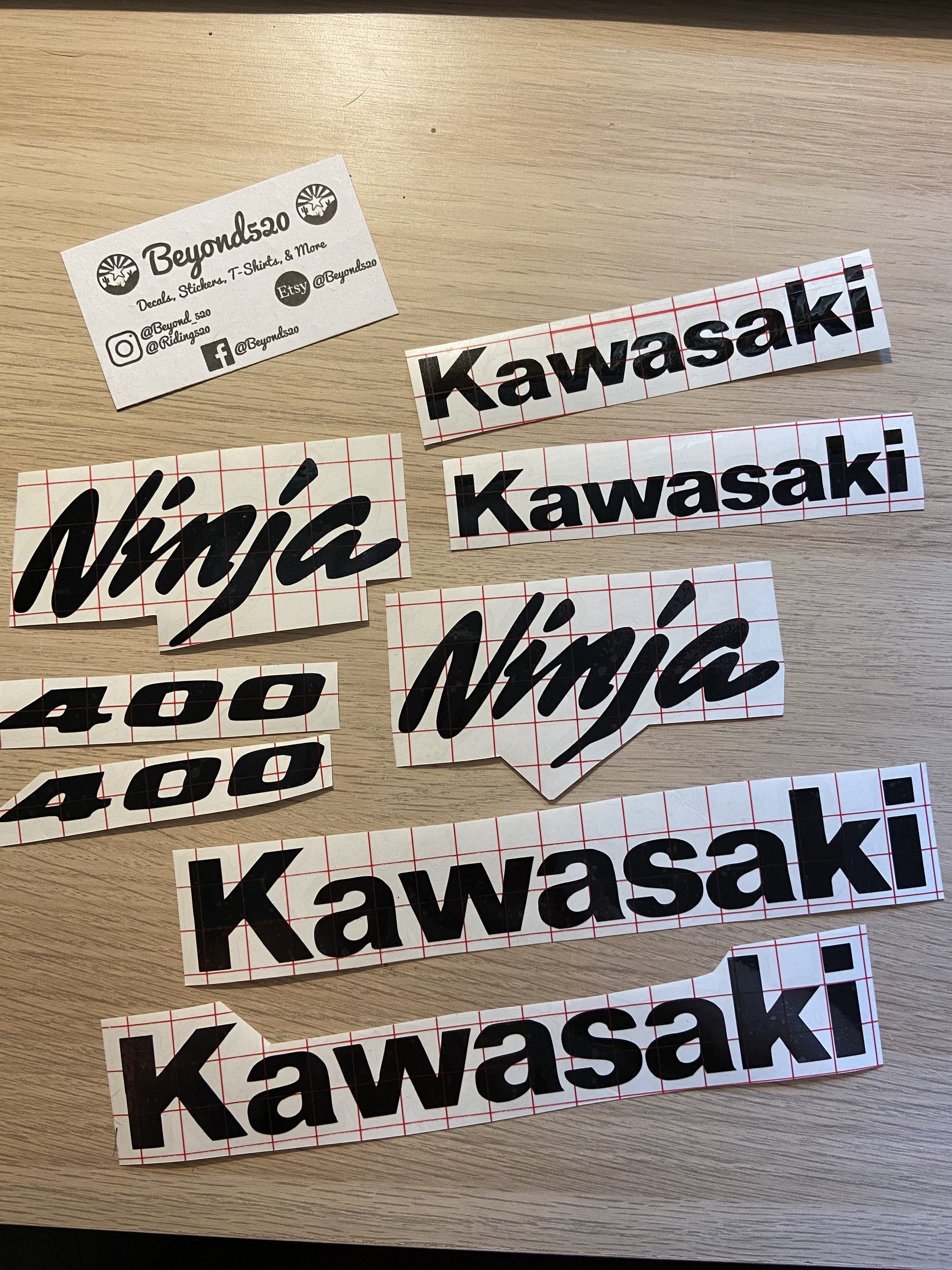 Kawasaki ninja 400 decals | Etsy