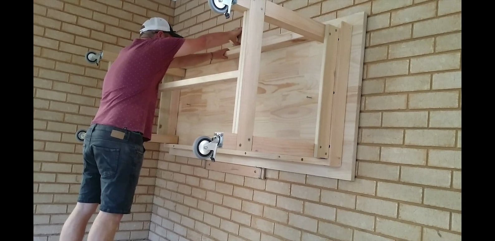 Folding Work Bench Wall Mountable. Build Plans (imperial - US Standard ...