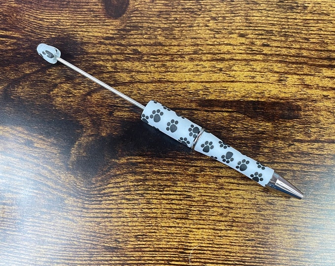Dog/cat Paw Beadable DIY Print Pens - Etsy