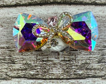 Pink and Gold Tone Metal Owl Fancy Bead - Etsy