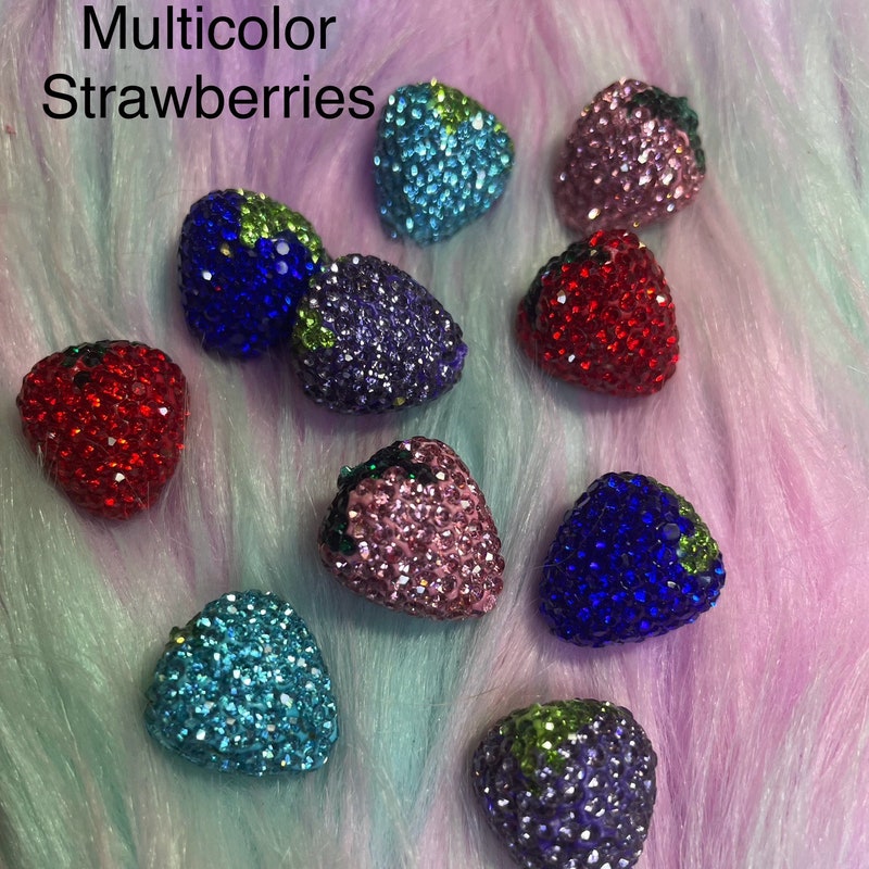 Strawberry Beads - Etsy