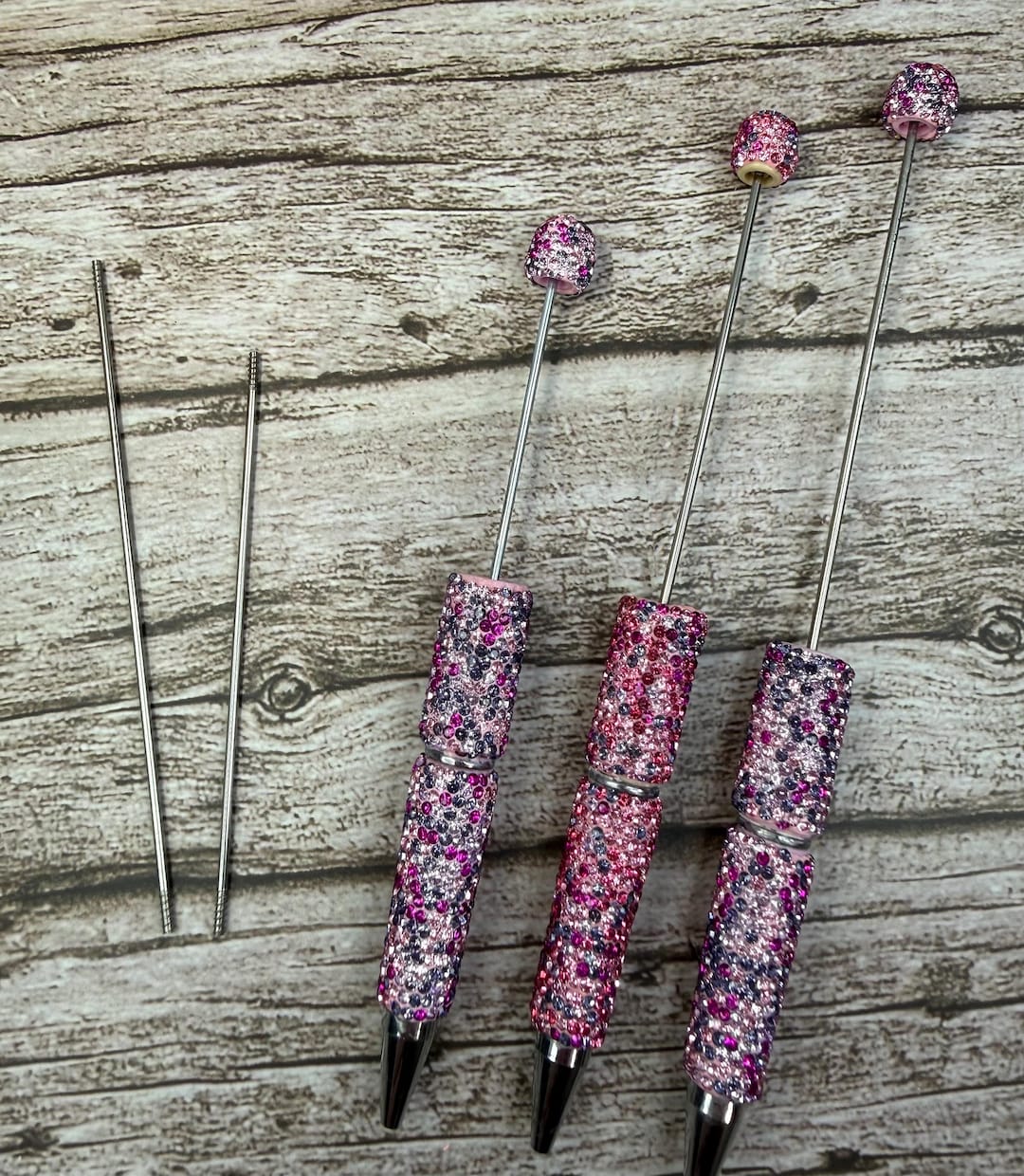 Metal Beadable DIY Pen Rod Stem Extenders Medium and Large Size ...