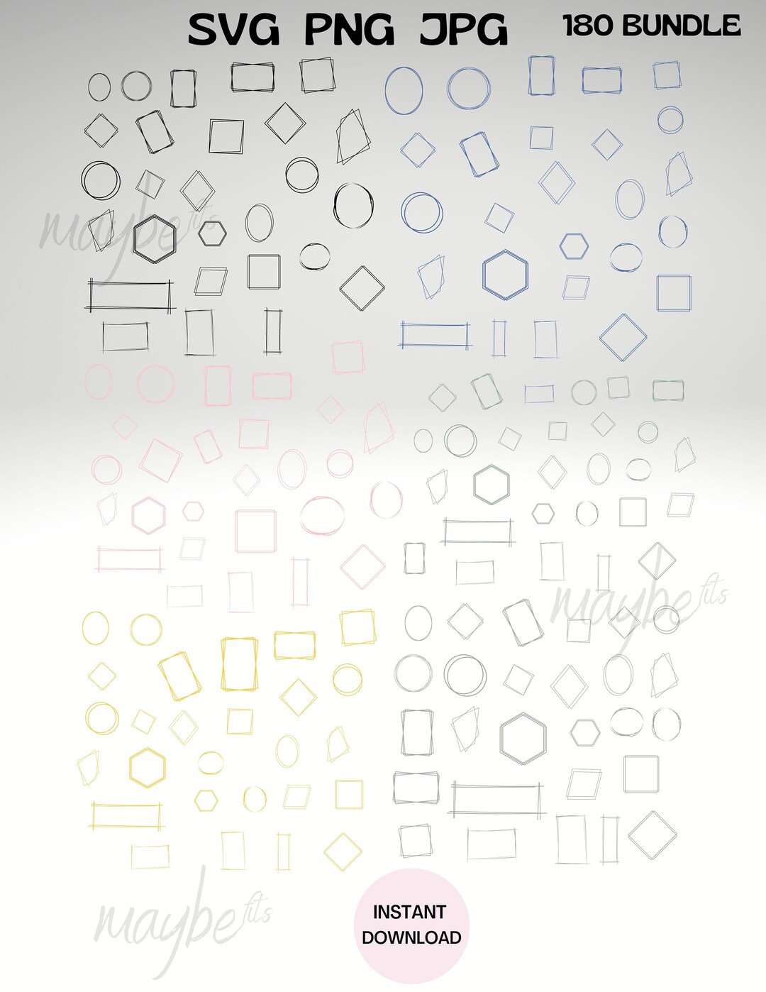 Double Frame Design Bundle Frame Svglabels Svg Photo Frame - Etsy