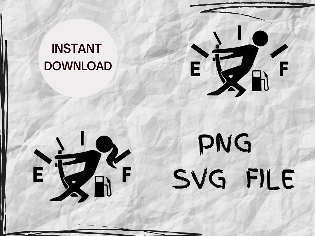 Gas Gauge SVG File Bundle Gas Tank Decal Digital PNG - Etsy Australia