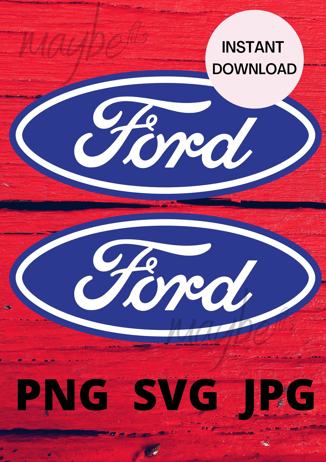 Ford Logo Svg Ford Logo Png Ford Svg Logo Svg Png File - Etsy Australia