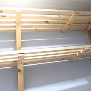 Wooden Slatted Shelf Shelving Airing Laundry Cupboard *custom Made ...