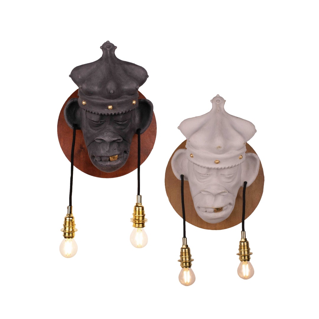 Betoniq Monkey Wall Light NFT Wall Light Creative Interior Lighting for ...