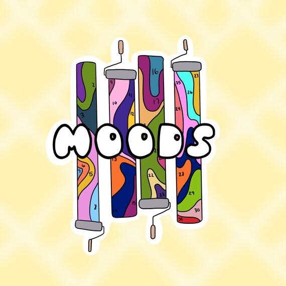 Stickers mood stickers stickers for laptop glossy stickers | Etsy