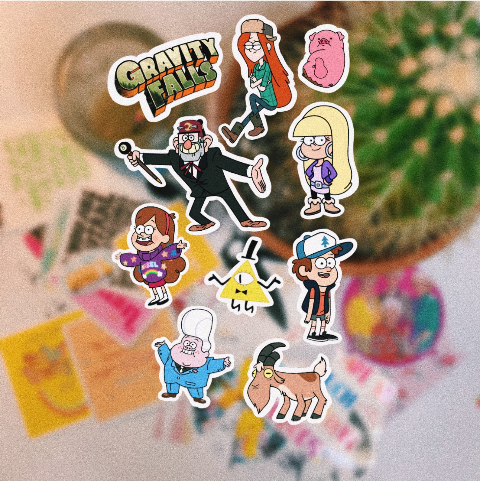 Gravity Falls sticker pack stickers Gravity Falls laptop | Etsy