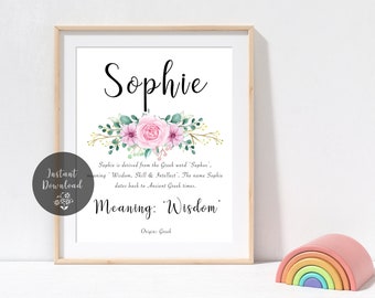 Sophie Name Meaning - Etsy