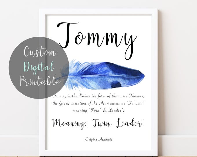 Soft Peony Floral Rainbow Personalised Letter Name Printable Girls Wall ...