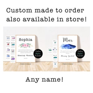 Lucy Name Meaning Printable With Pink Floral Artwork, Lucy Digital ...