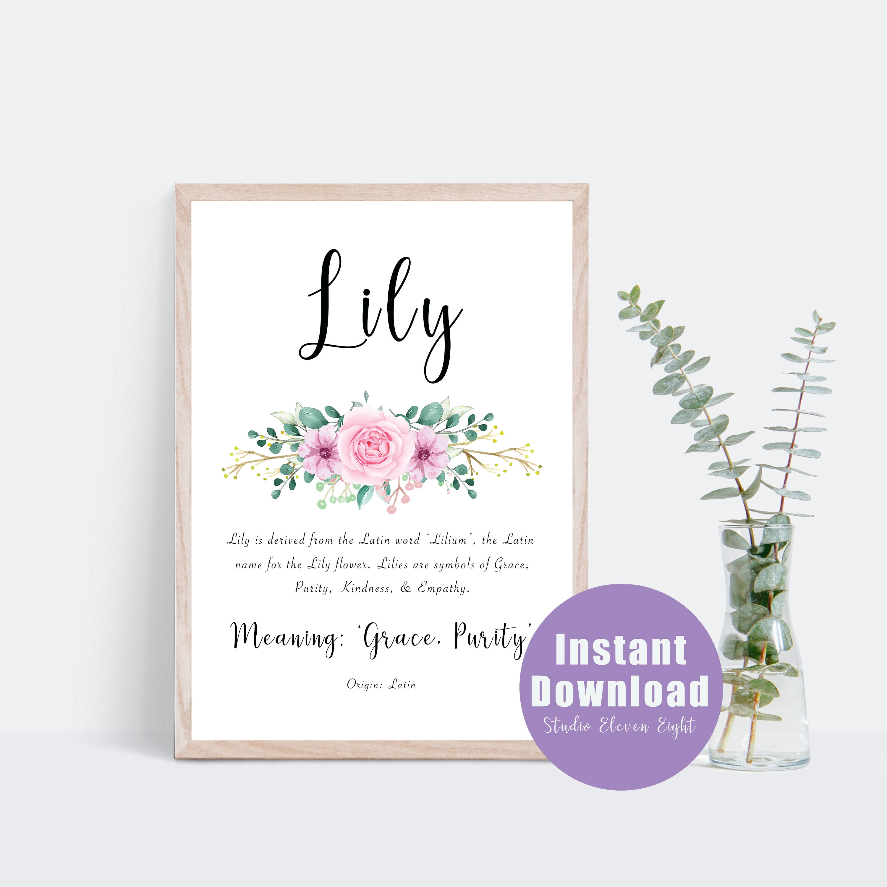 Lily Name Fonts