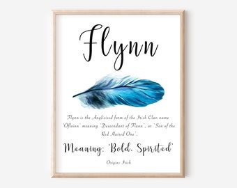 Flynn Name Meaning - Etsy