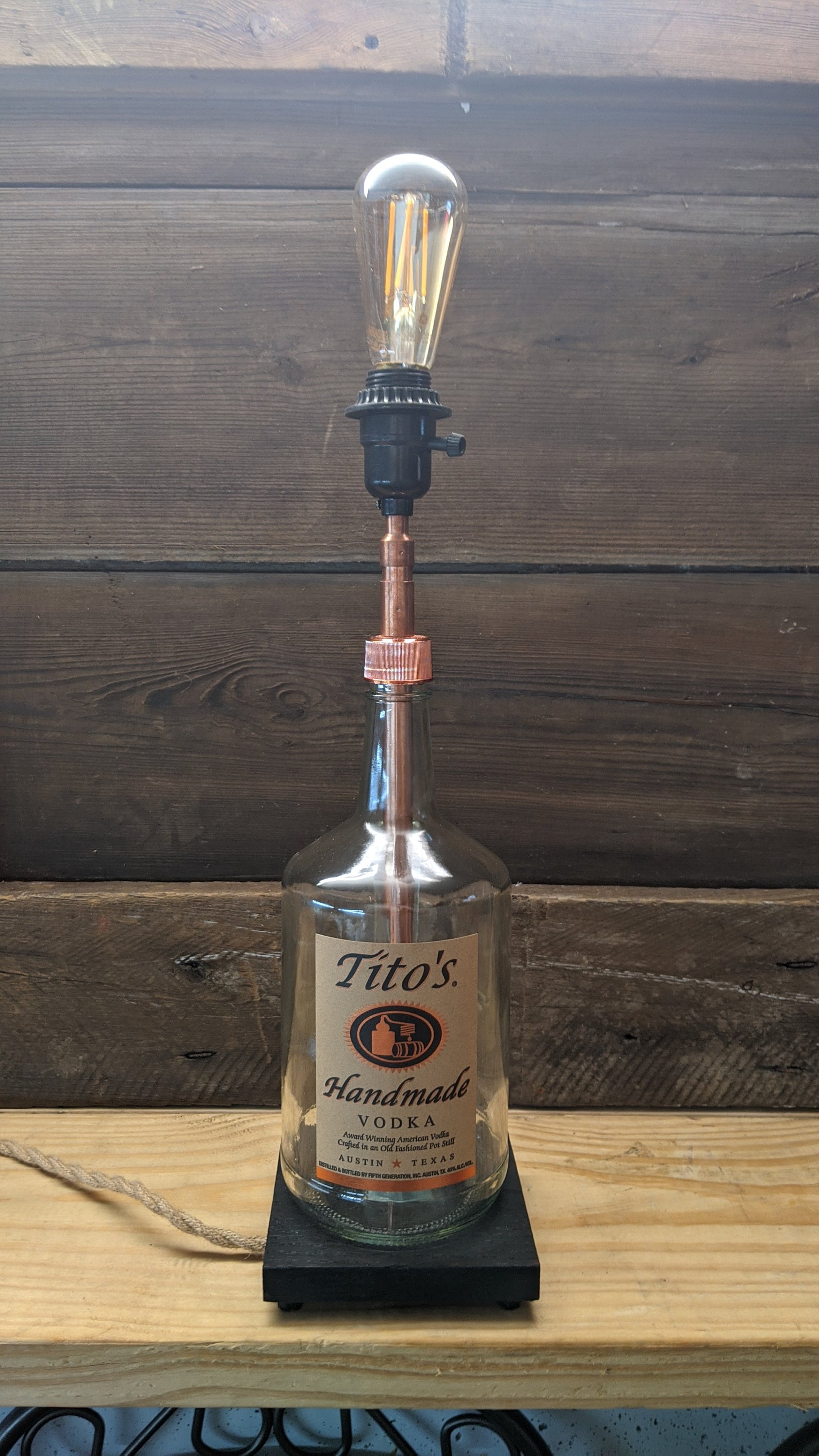 Tito's Vodka Lamp - Etsy