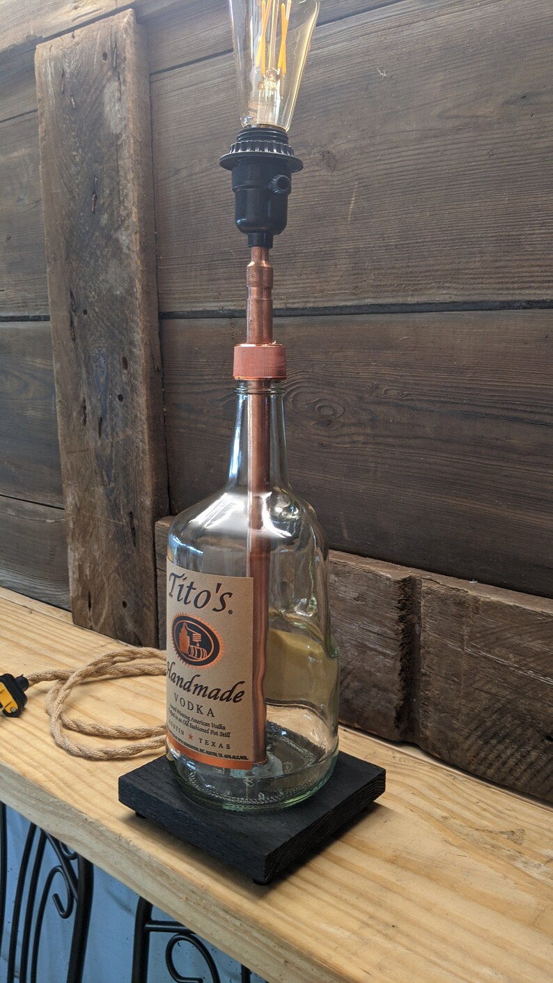 Tito's Vodka Lamp - Etsy