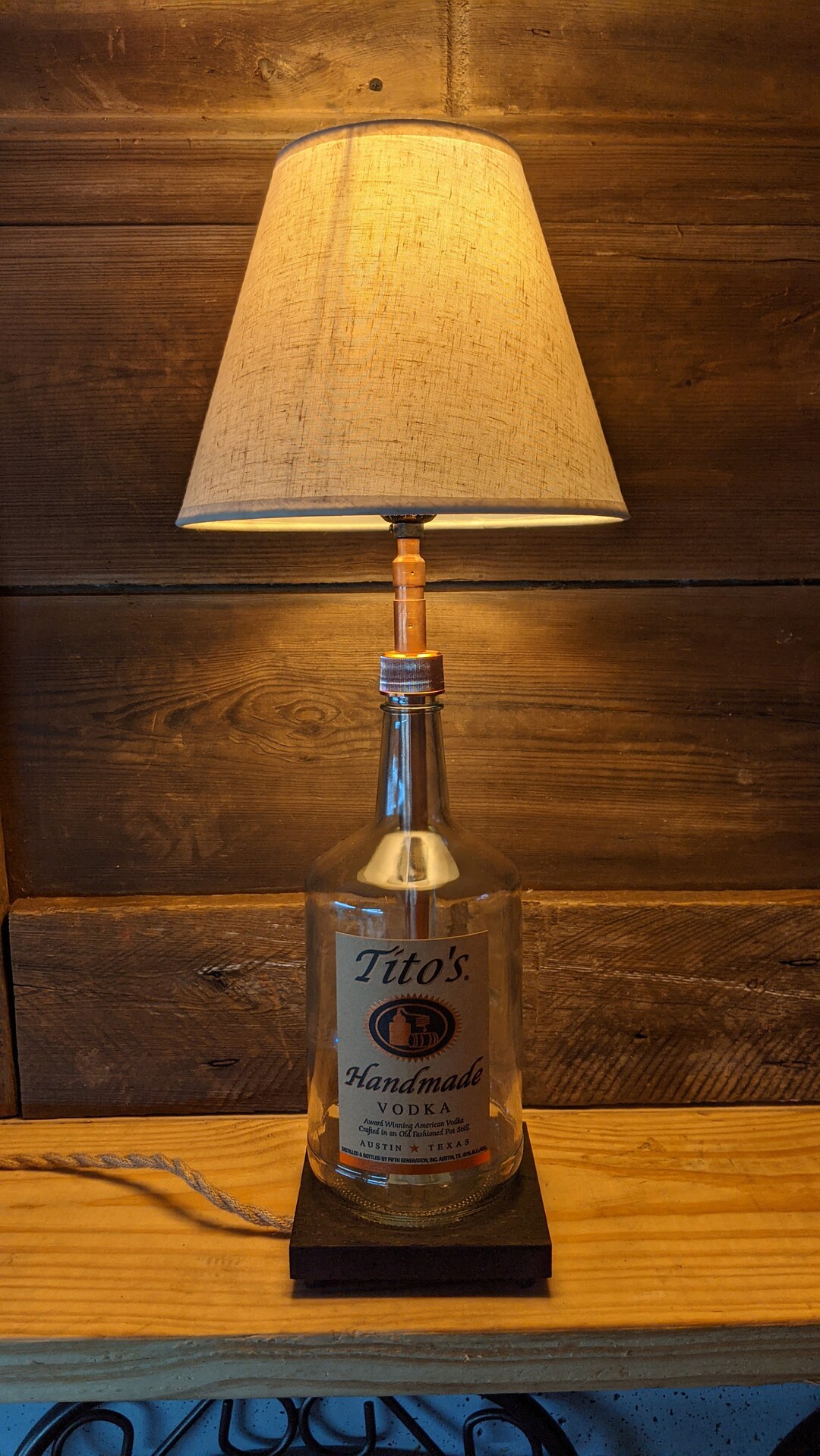 Tito's Vodka Lamp - Etsy