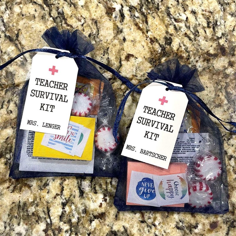 Teacher Survival Kit - Etsy