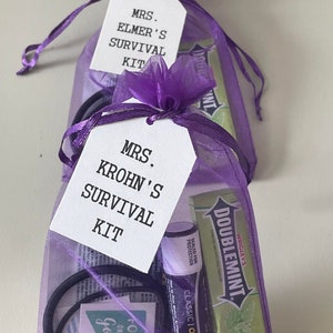 ASSEMBLED Student School Survival Kit, Teacher Survival Kits, Back to ...