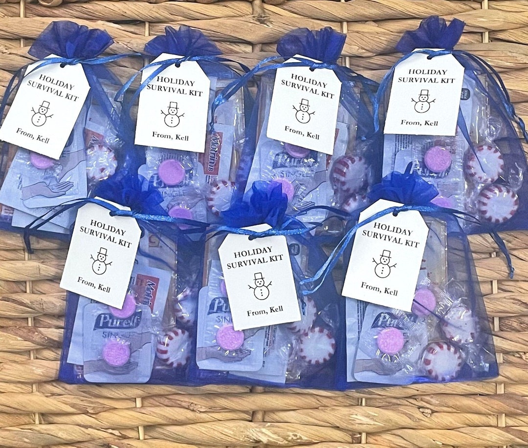 Holiday Survival Kits, Christmas Party Bags, Christmas Hangover Kit ...