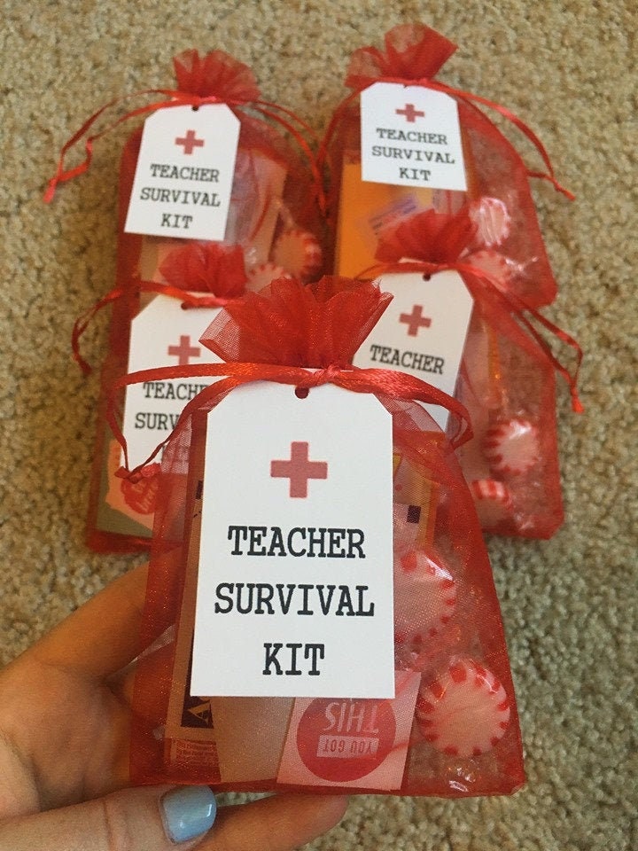 ASSEMBLED Student School Survival Kit Teacher Survival Kits - Etsy