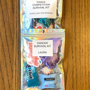 PERSONALIZED Ultimate Dance Survival Kit, Dance Competition Survival ...