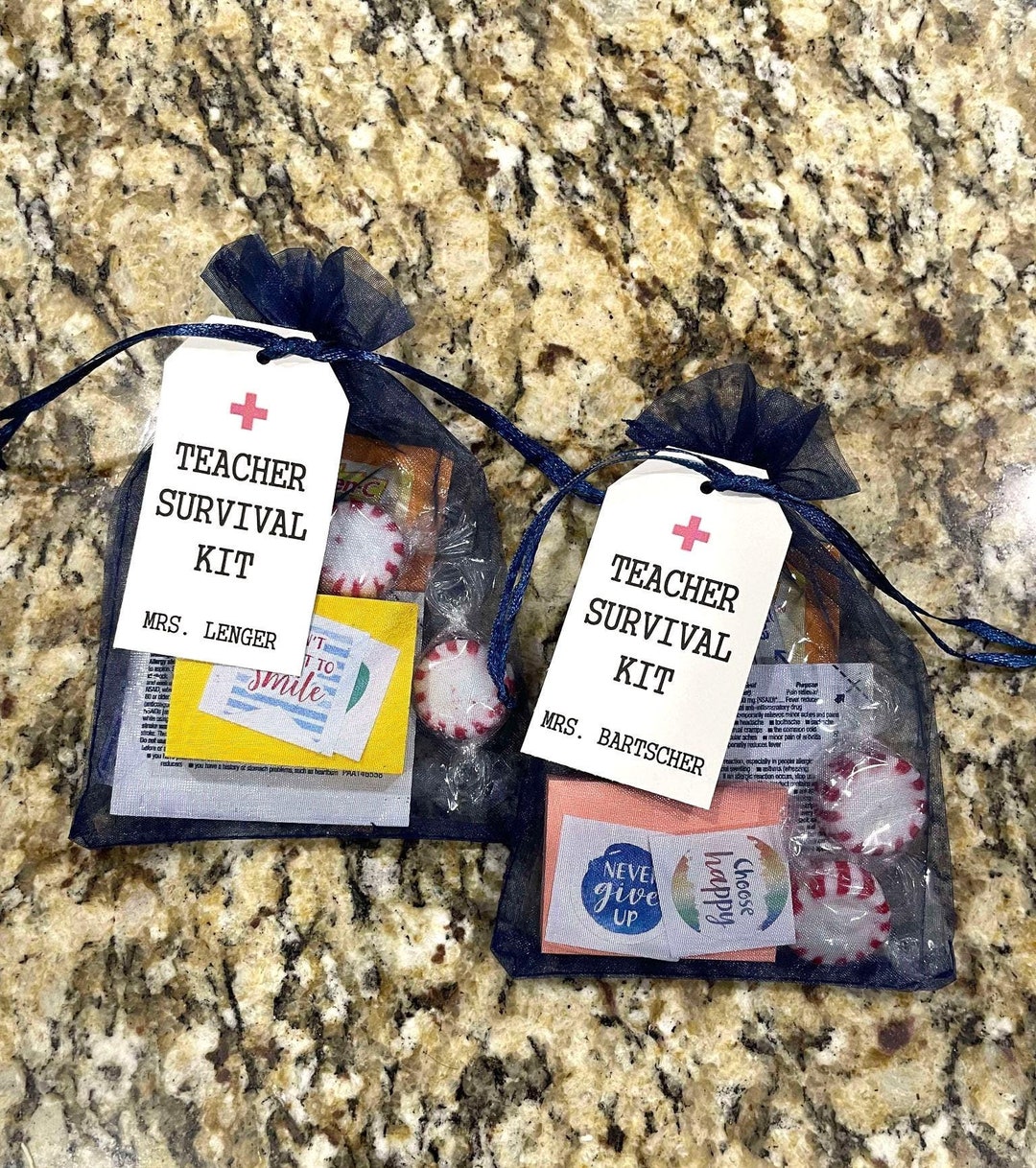 ASSEMBLED Teacher Survival Kit, Teacher Survival Kit, Survival Kit Gift ...