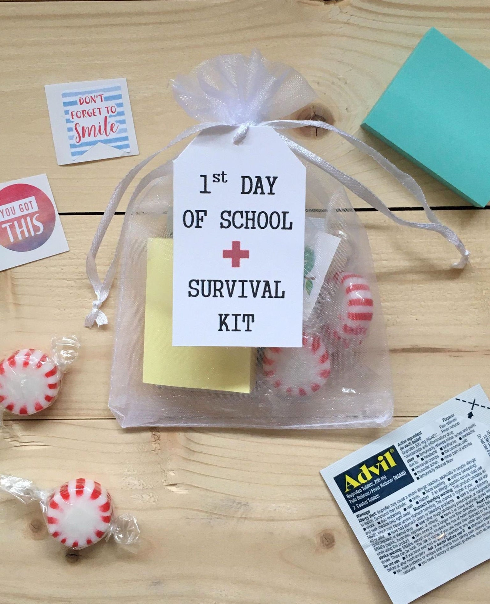 ASSEMBLED Student School Survival Kit Teacher Survival Kits - Etsy